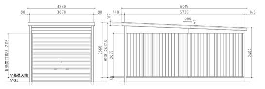 ガレーディア GR-180H ハイルーフ 一般型 | イナバ物置 (稲葉製作所) | カーガレージ/車庫 | ガレージ通販.jp